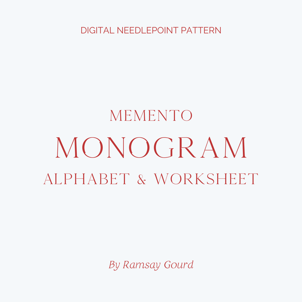 Free Monogram Worksheet by Ramsay Gourd – Thörn Alexander